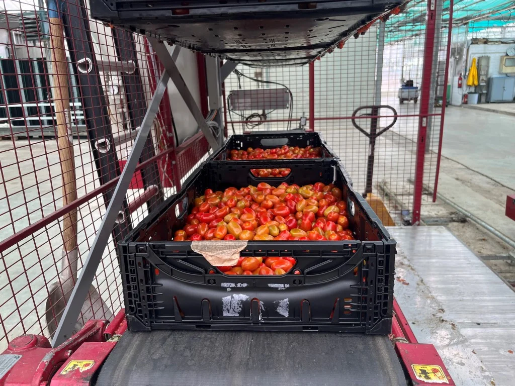 Taks TTS 8213 automatic unloading system for pipe rail trolleys with ...