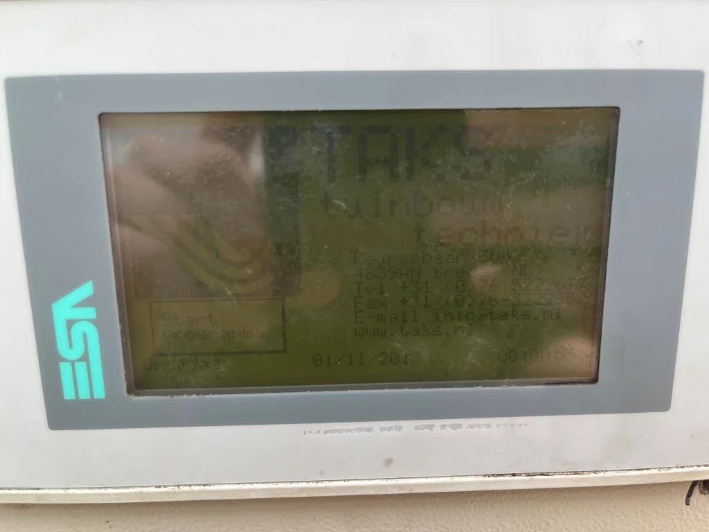 Taks TTS 8213 automatic unloading system for pipe rail trolleys with ...