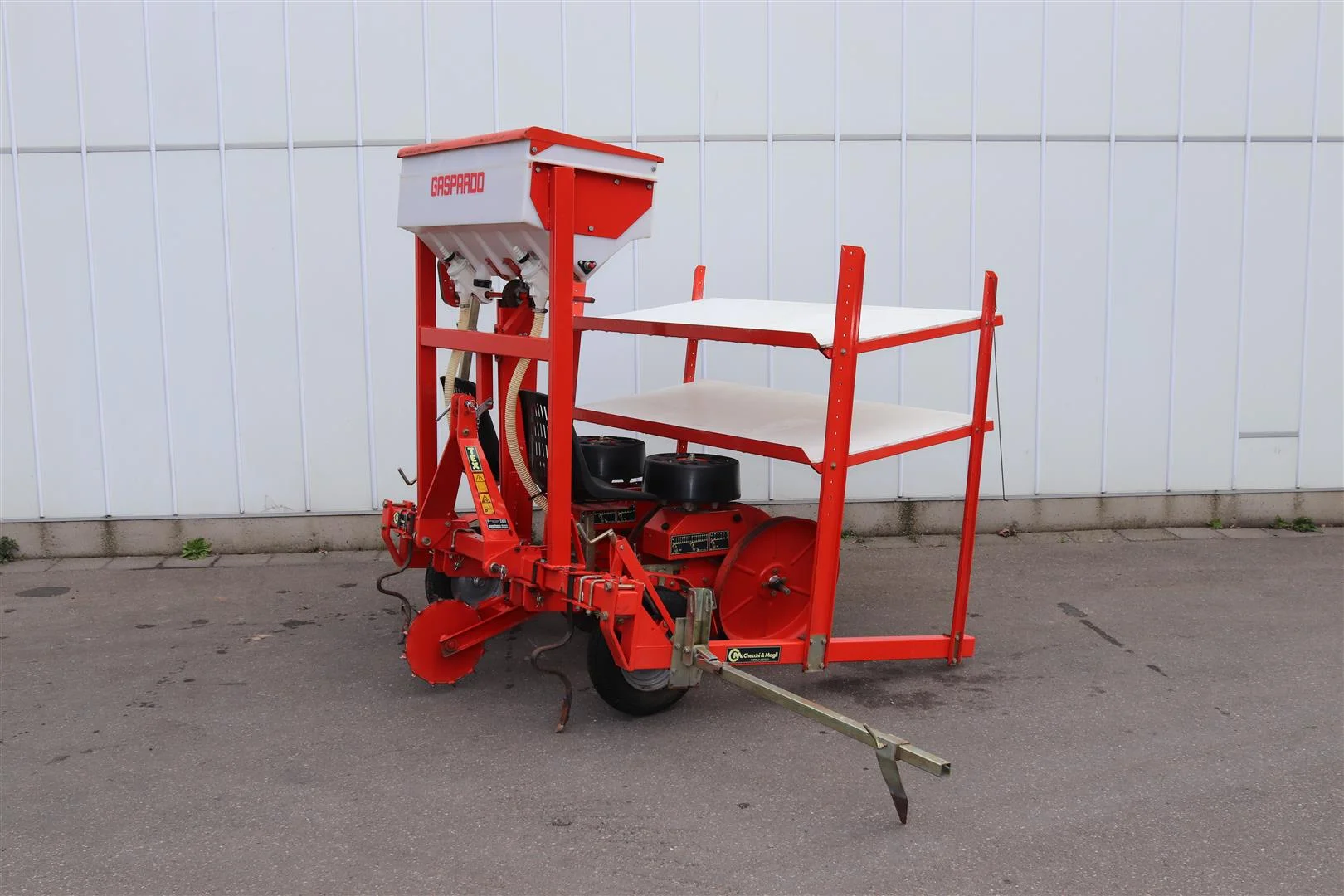 Checchi & Magli planting machine with Gaspardo fertilizer spreader ...