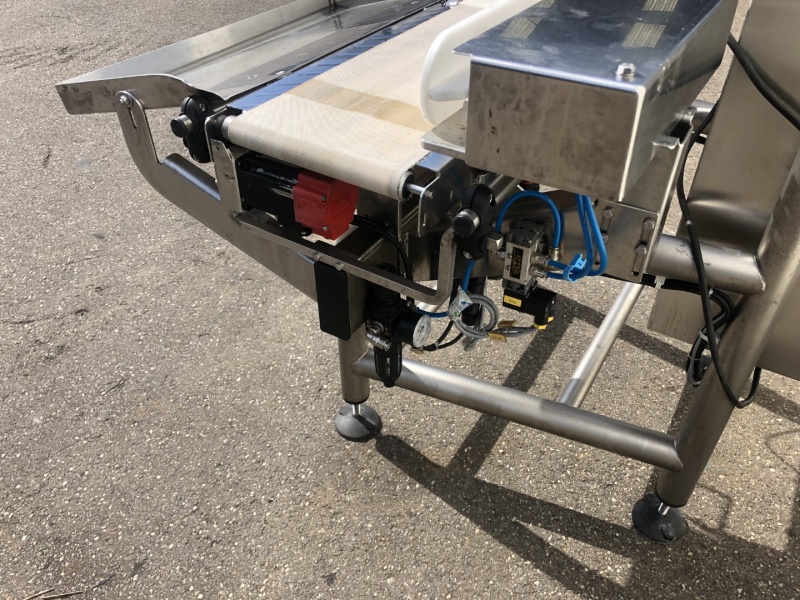 Thermo Scientific stainless steel checkweigher with pusher • Duijndam ...