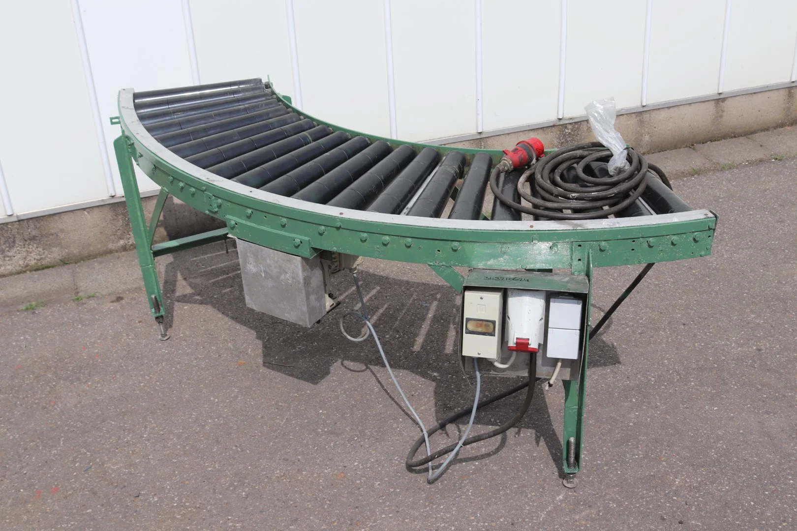 Transnorm driven roller curve conveyor 90° • Duijndam Machines