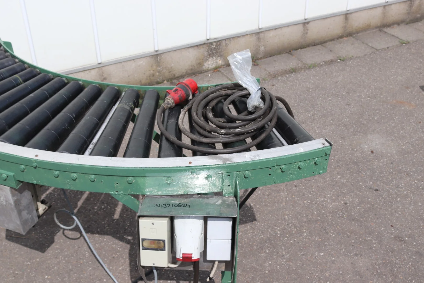 Transnorm driven roller curve conveyor 90° • Duijndam Machines