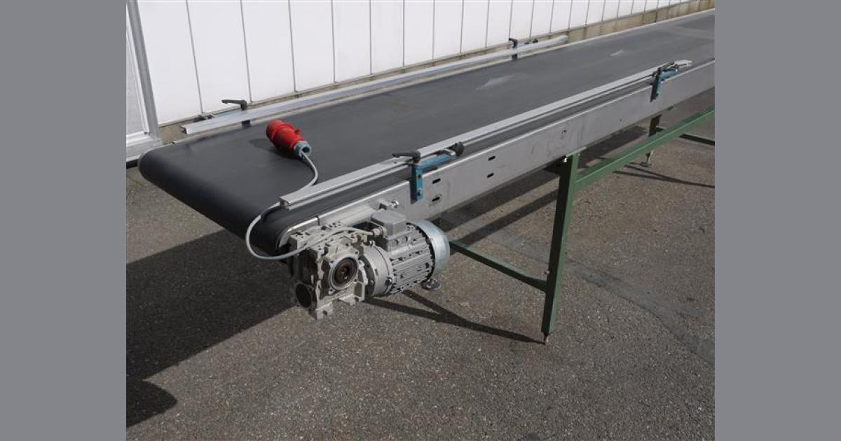 TTA conveyor 435 x 60 cm fixed speed • Duijndam Machines