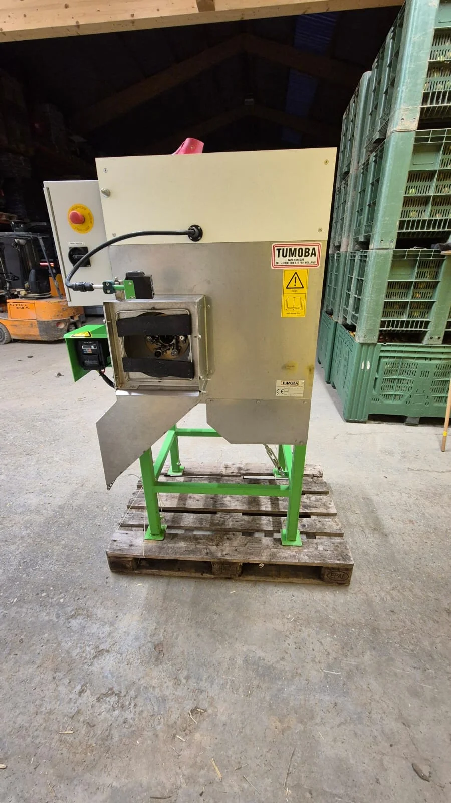 Tumoba ST-1E Brussel sprouts harvesting machine stand alone picking ...