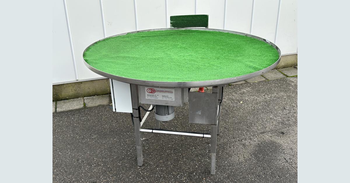 Waterlander Samach turning table 145 cm Ø • Duijndam Machines