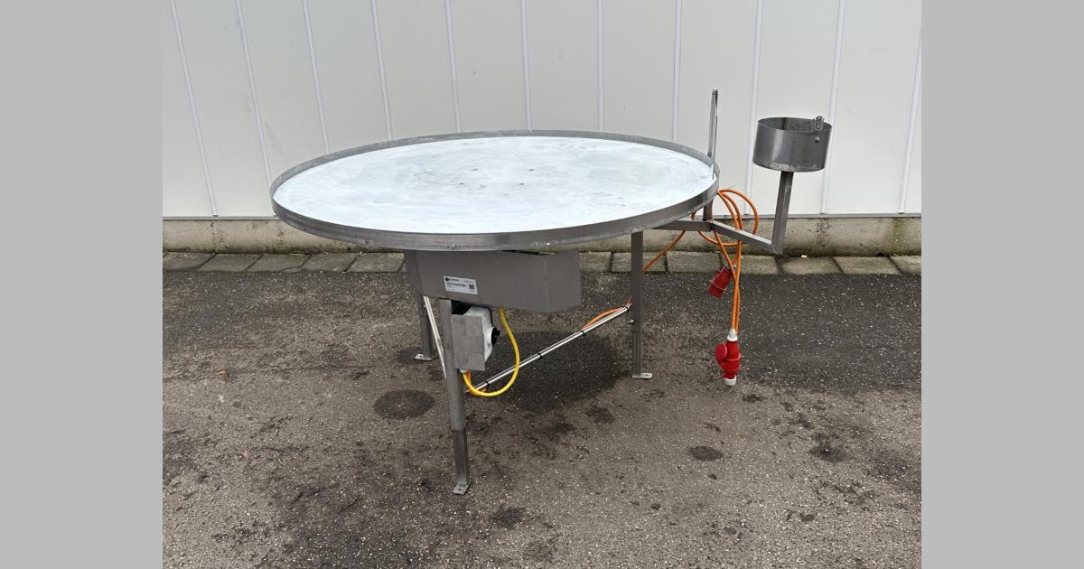 Draaitafel turntable 150 cm • Duijndam Machines