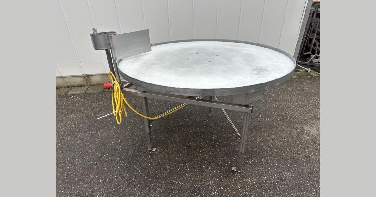 Draaitafel turntable 150 cm • Duijndam Machines