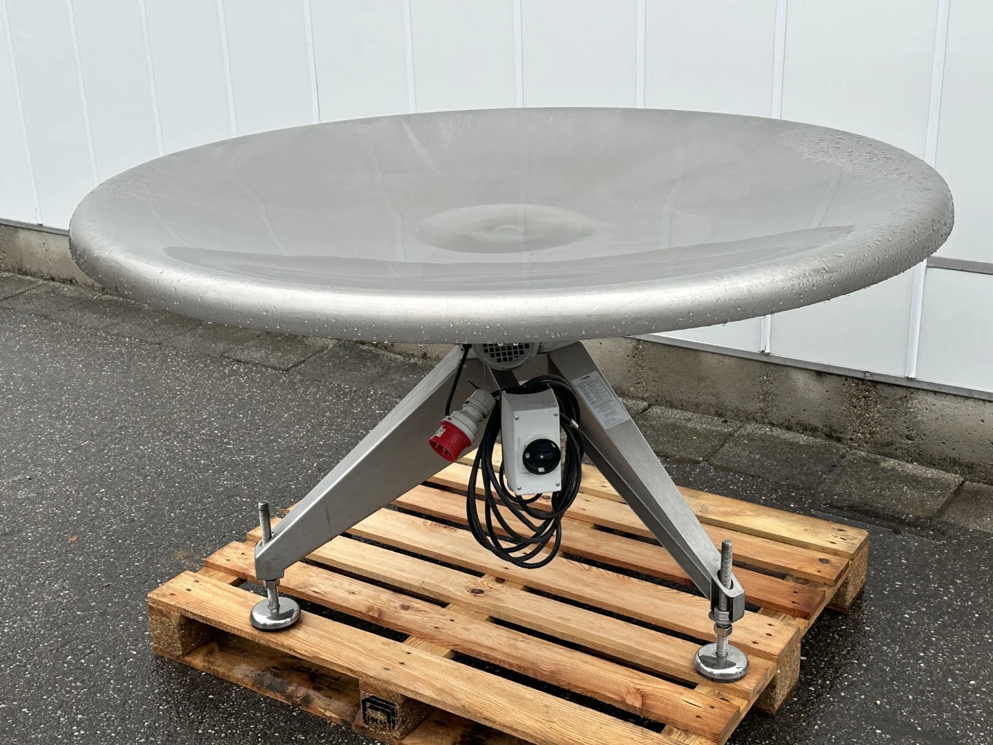 Ulma Mesa Rot D1600 turntable Stainless steel 160 cm Ø • Duijndam Machines
