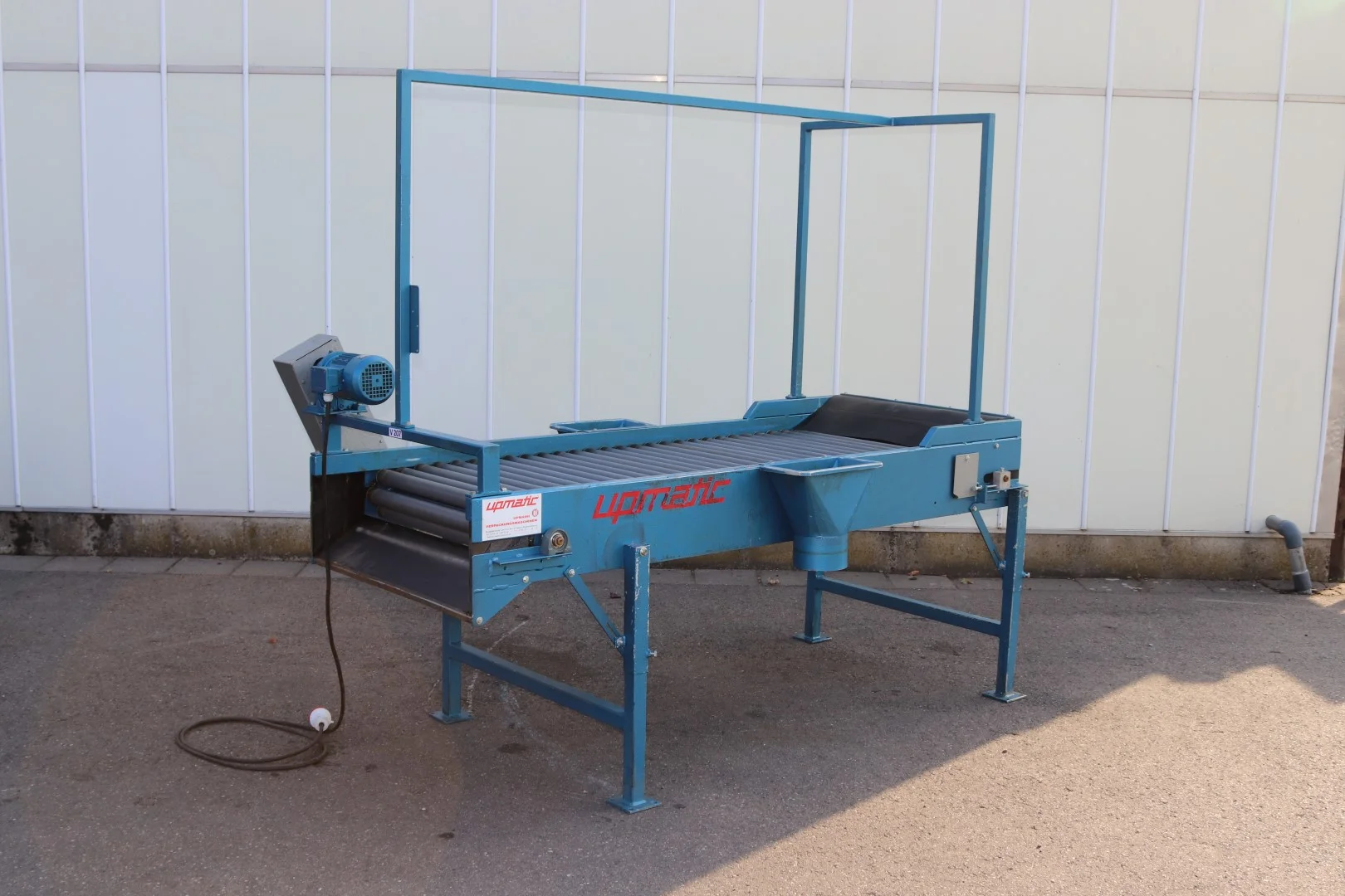 Upmann roller inspection conveyor 250 x 80 cm • Duijndam Machines