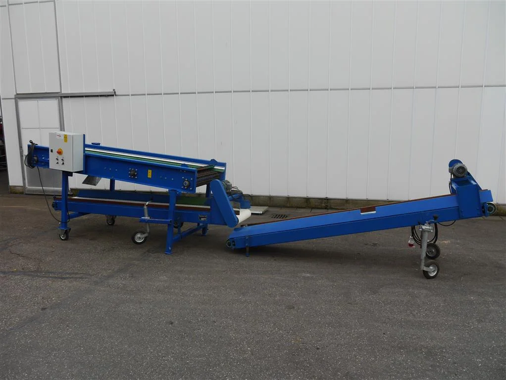 VDR sieve web conveyor with shaker • Duijndam Machines