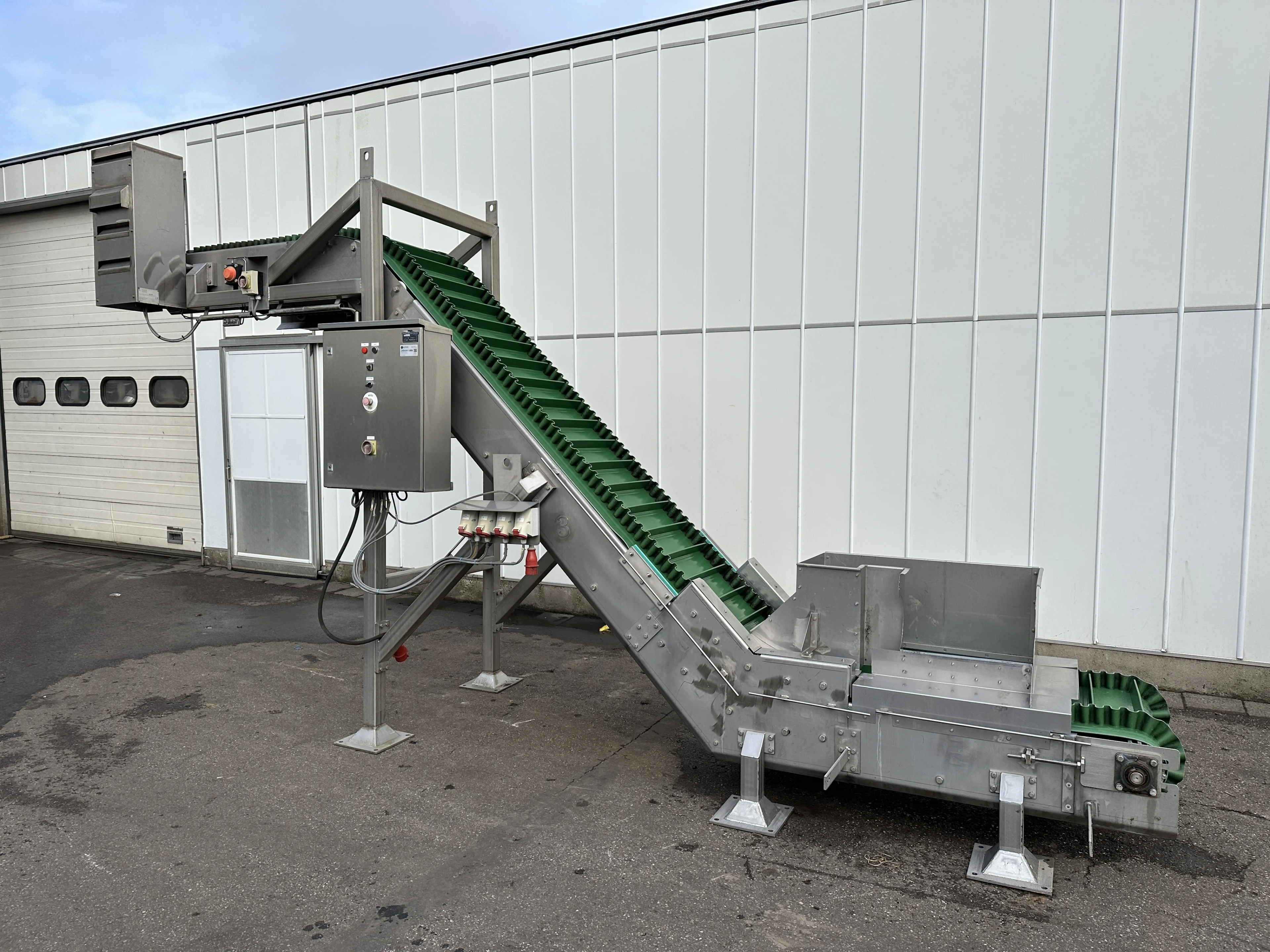 Verhoeven elevator incline conveyor stainless steel 600 x 50 cm ...