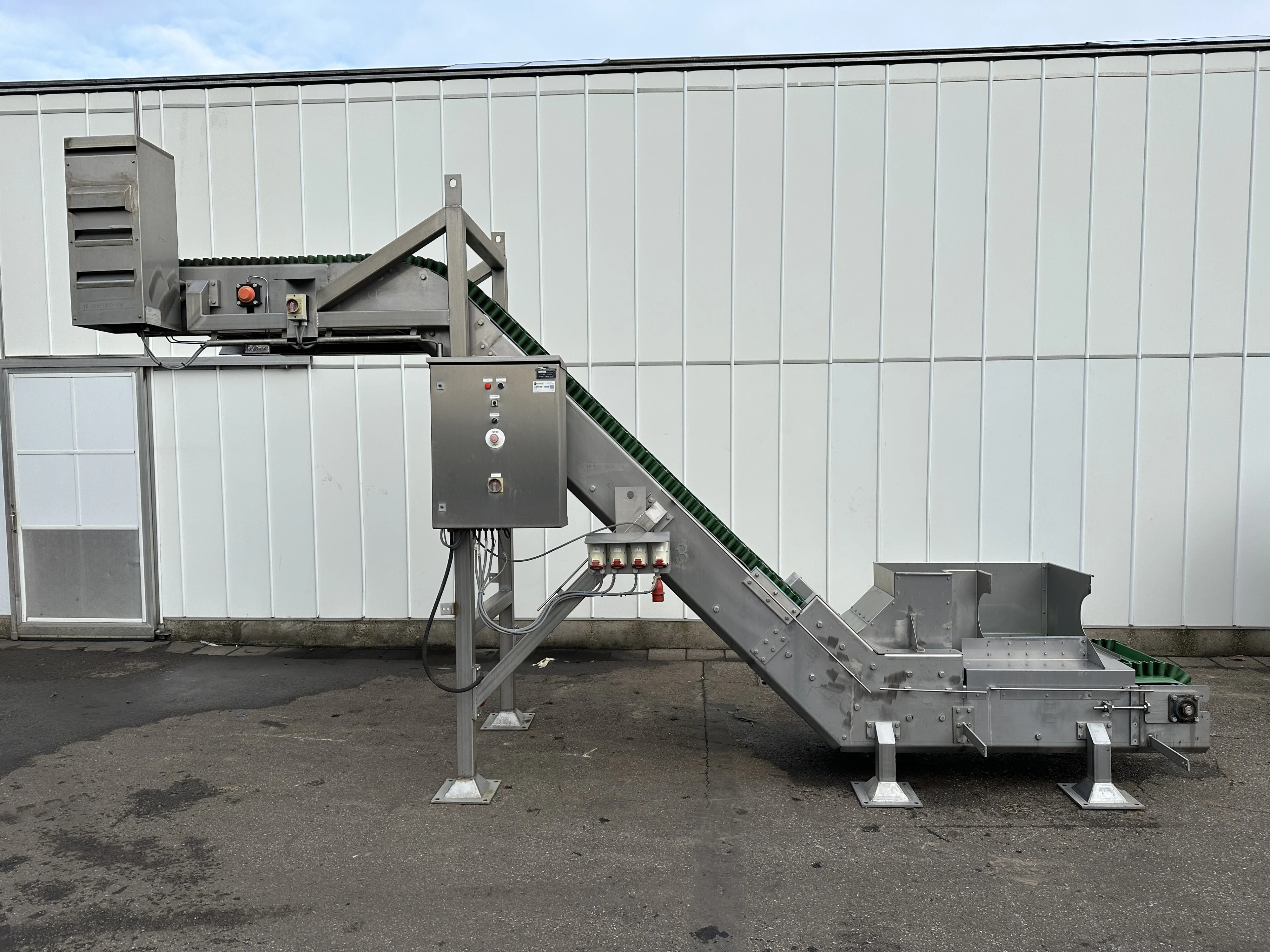 Verhoeven elevator incline conveyor stainless steel 600 x 50 cm ...