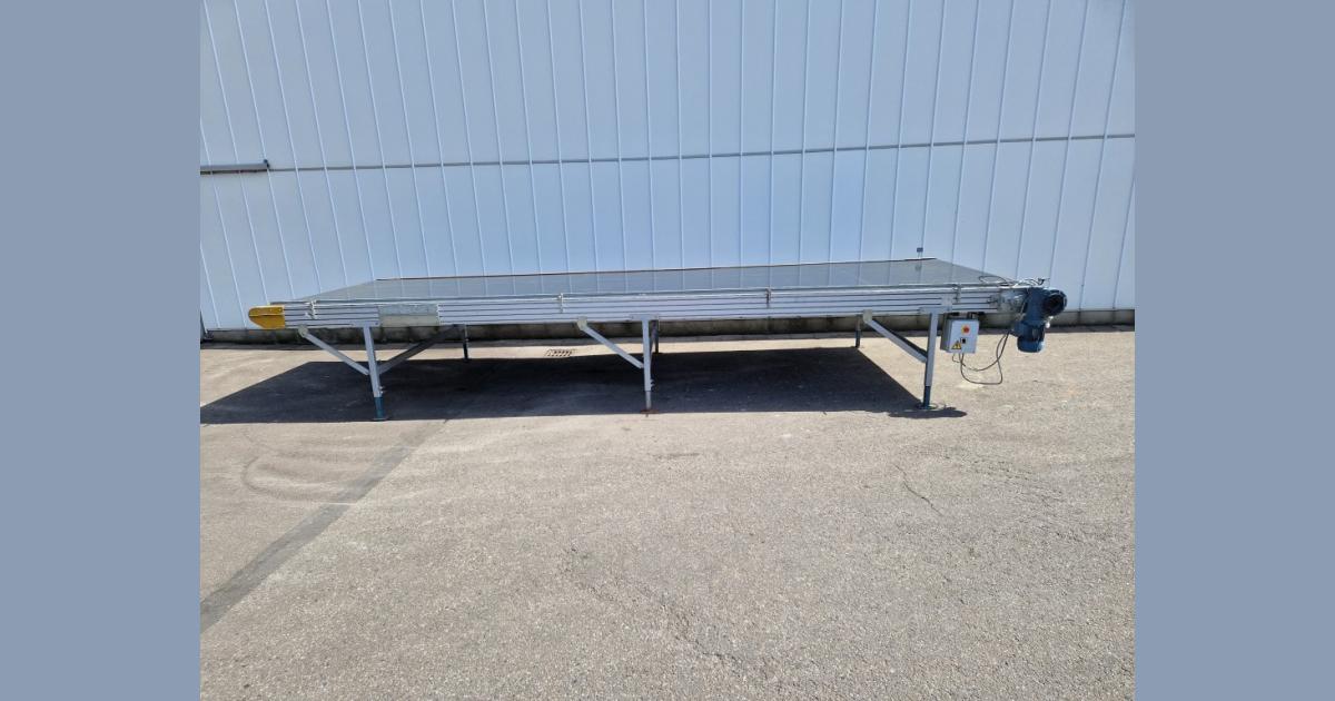 Viscon conveyor 650 cm x 210 cm • Duijndam Machines