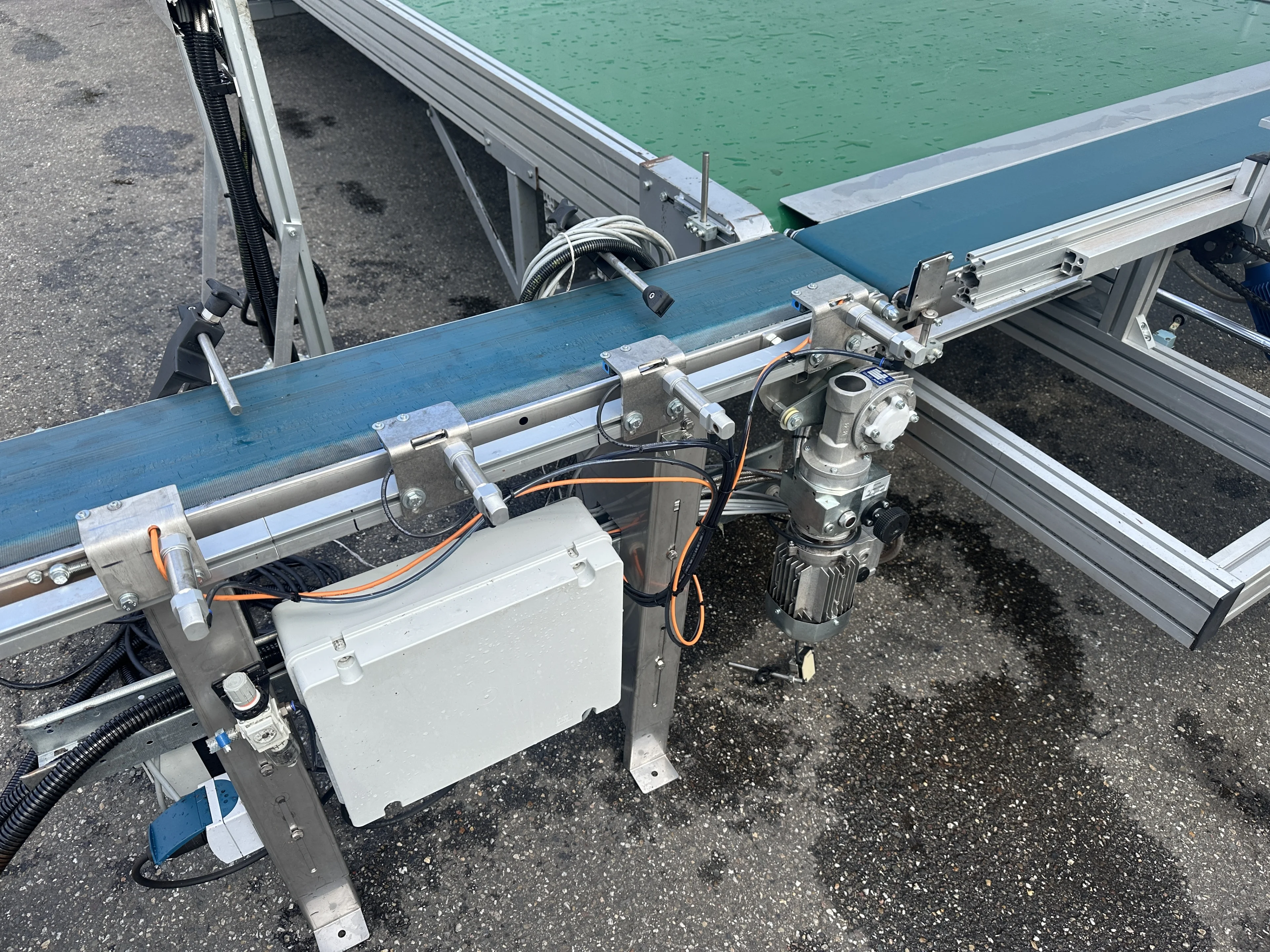 Visser buffer conveyor for potplants • Duijndam Machines