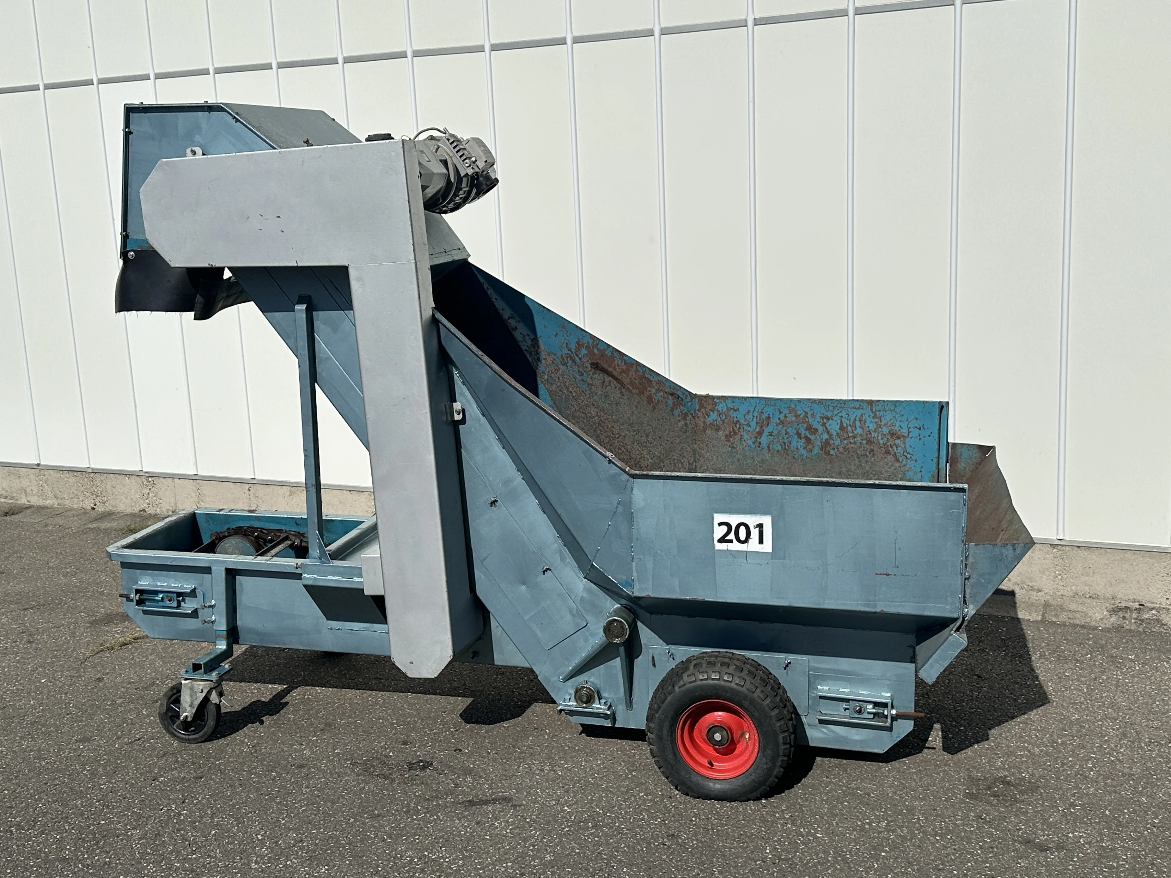 Visser Vario with adjustable speed and retour system • Duijndam Machines