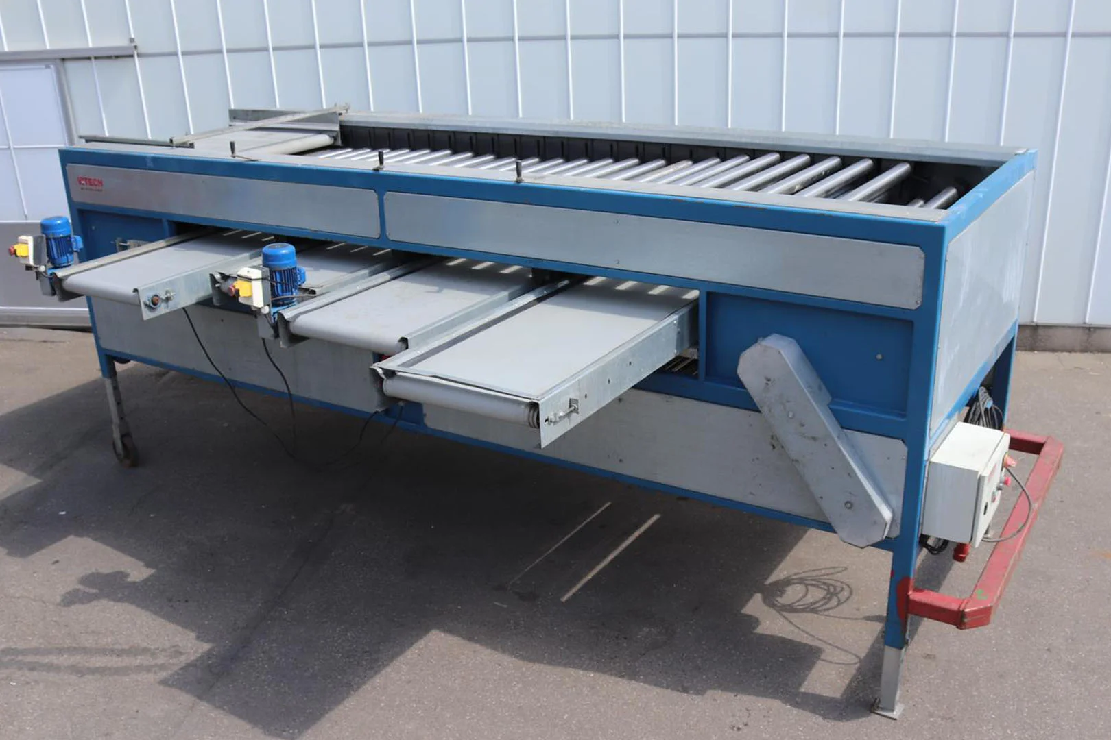 Vitech radial roller grader with 4 sortings • Duijndam Machines