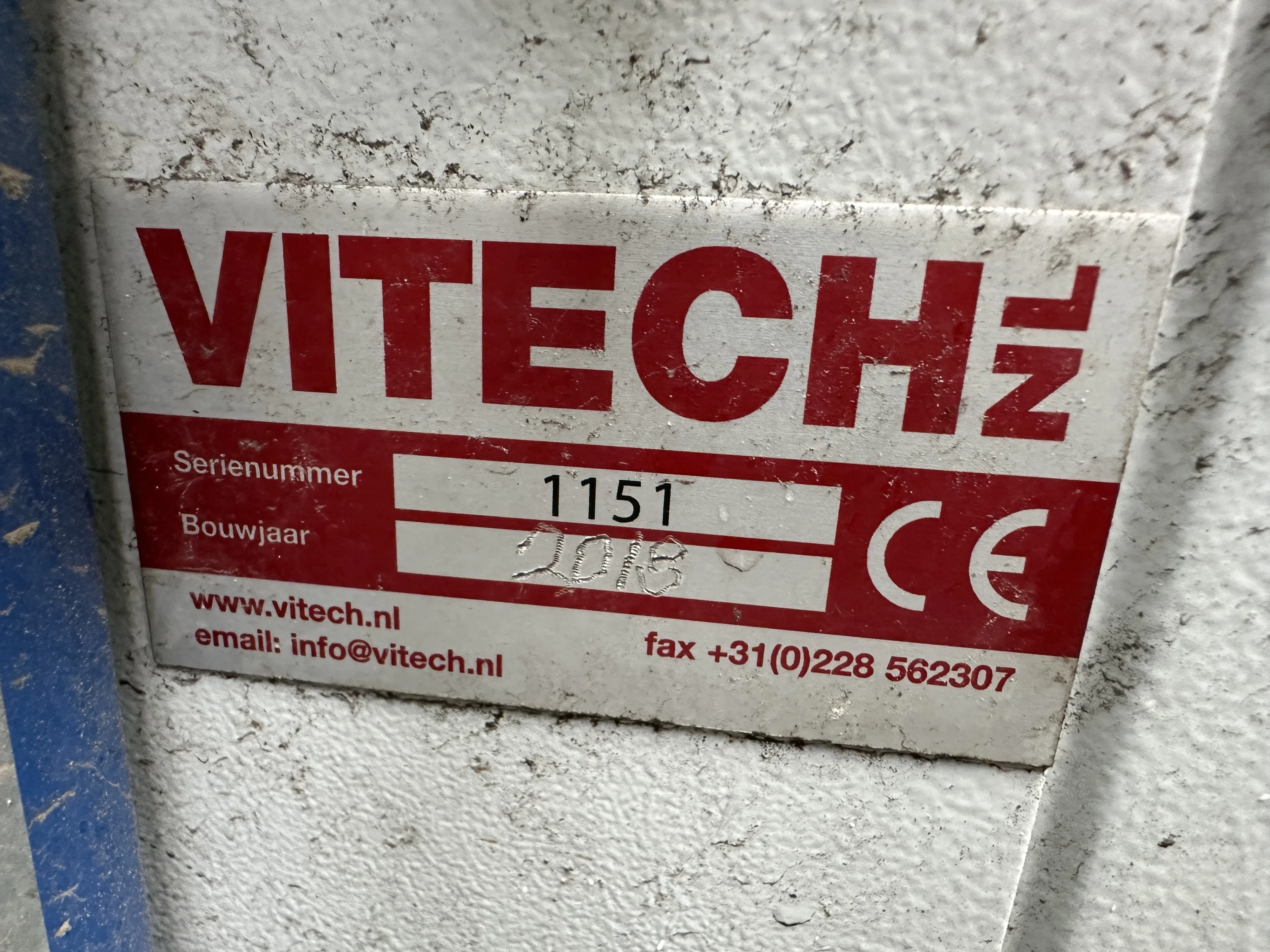 Vitech rollensorteermachine 150 cm met 3 sorteringen • Duijndam Machines