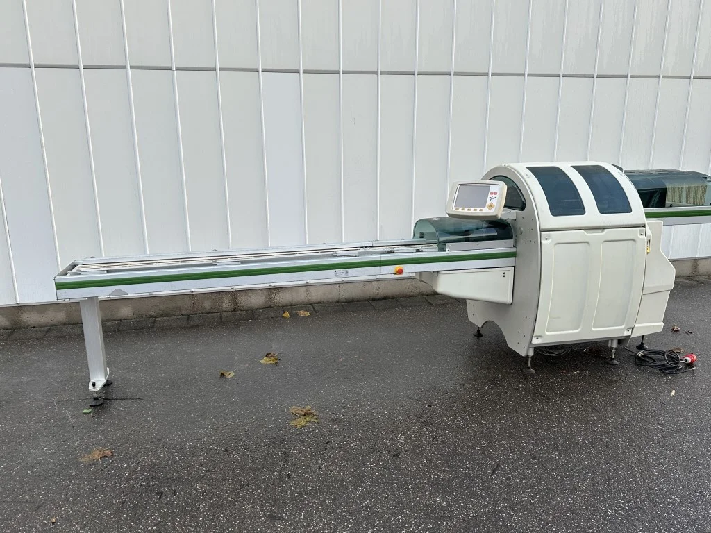 Waldyssa PIU 55 stretch film packaging machine with 2 meter conveyor ...