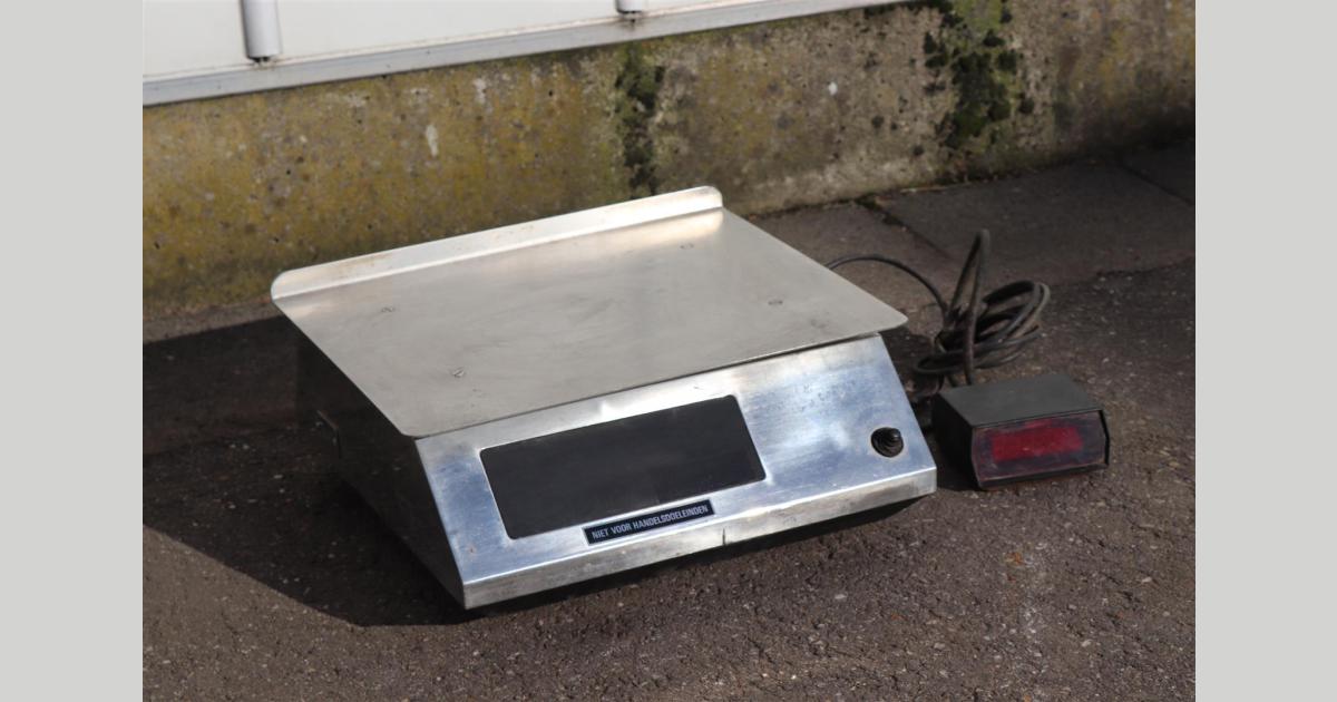 Weda W100 scale • Duijndam Machines